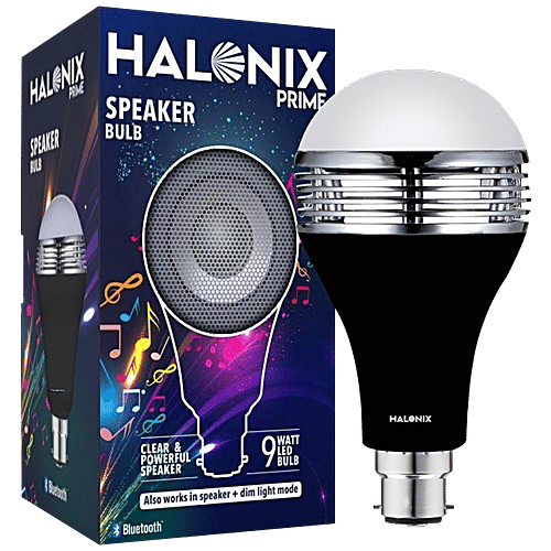 Buy Halonix B22d 9-Watt LED Bluetooth Speaker Bulb - Provides White ...