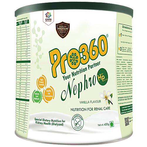 Buy Pro360 Nephro HP Protein Supplement Powder - For Renal Care, Vanilla Flavor Online at Best ...
