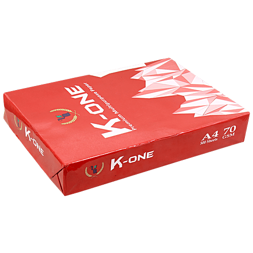 Buy K-One Premium A4 Size Copier/Printing Paper - 70 GSM, 1 Ream Online ...