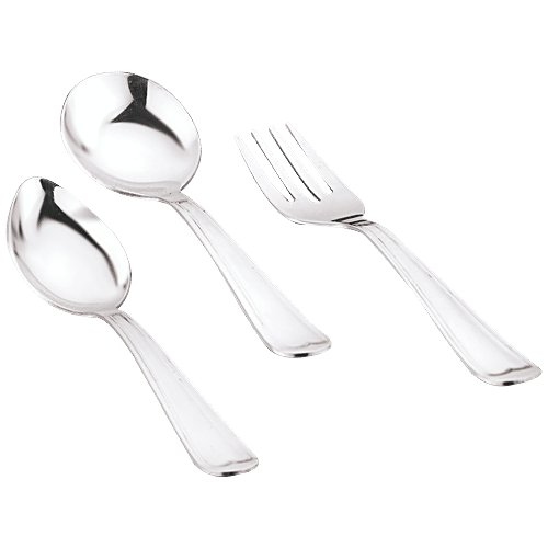 Buy Kitchen Essentials Stainless Steel Cutlery Set - For Dining Online ...