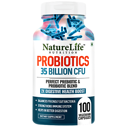 Buy Nature Life Nutrition Probiotics 35 Billion CFU Dietary Supplement ...