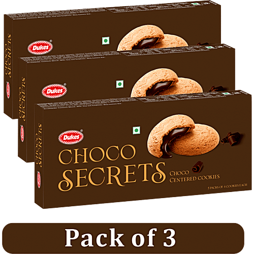 Buy Dukes Choco Secrets Choco Centered Cookies - Crispy Online at Best ...