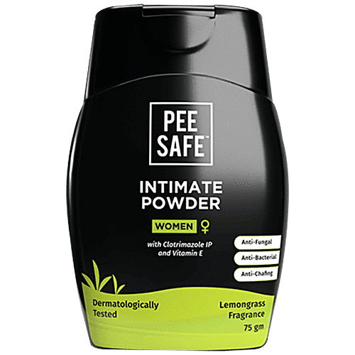 Buy Pee Safe Intimate Powder For Women - Anti-fungal, Anti-bacterial ...