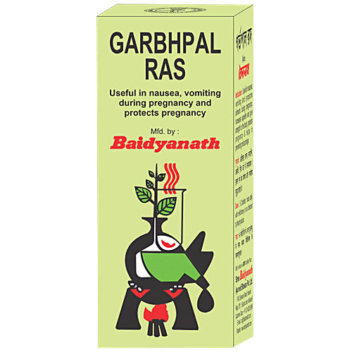 Buy Baidyanath Garbhpal Ras - Relieves Nausea During Pregnancy Online ...
