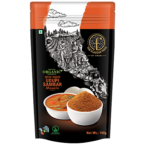 Buy The Flavour Trail by Swani Made with Organic - Udupi Sambar Masala ...