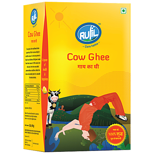 Buy Rufil Cow Ghee - Pure, Made From 100 % Cow Milk Online at Best ...