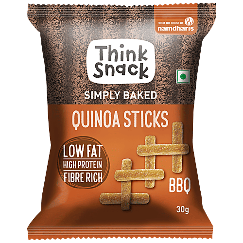 Buy Think Snack Ready To Eat Snack - Quinoa Sticks, BBQ, Light ...