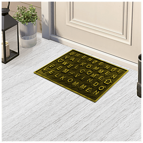 Buy Cocotuft Door/Floor Mats - 100% Rubber, 9-10mm Thick, Multilingual ...