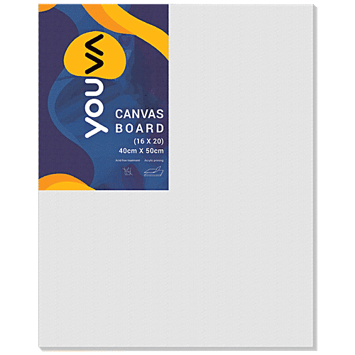 Buy Navneet Youva Youva Canvas Board - Acid Free, Acrylic Priming, 41cm ...