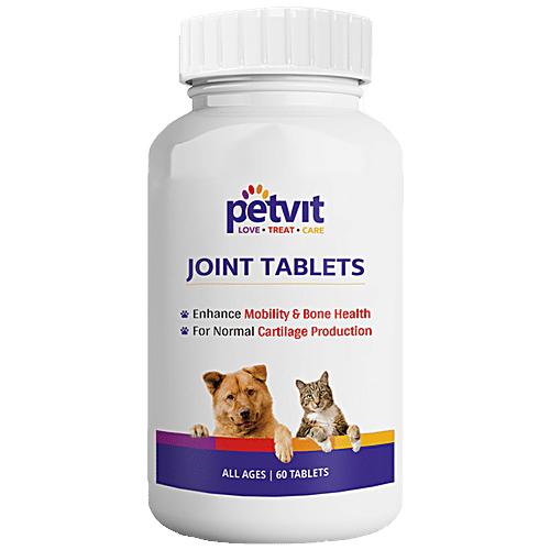 Buy Petvit Joint Tablets - Enhance Mobility & Bone Health, For Normal ...
