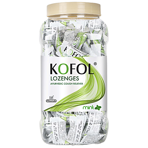 Buy KOFOL Lozenges - Ayurvedic Cough Reliever, Mint Online at Best ...