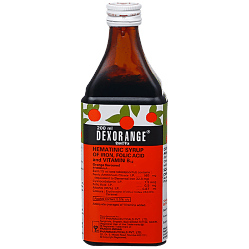 Buy Dexorange Syrup - Used For Treating Iron Deficiency Anemia Online ...
