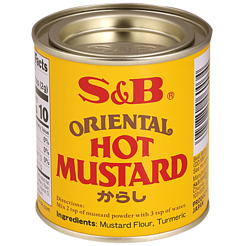 Buy S&B Oriental Hot Mustard Powder - For Japanese & Chinese Dishes ...