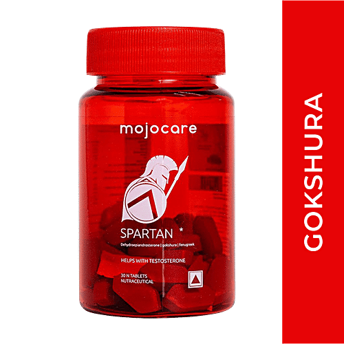 Buy Mojocare Spartan Tablets - Gokshura, Fenugreek, DHEA, Vitamin B & D ...