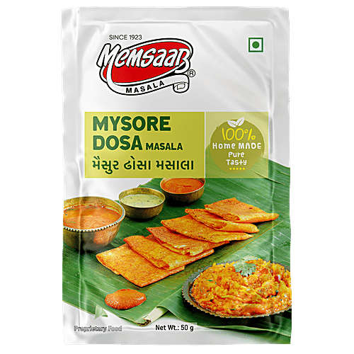 Buy Memsaab Mysore Dosa Masala - Homemade, Pure & Fresh, No Additional ...