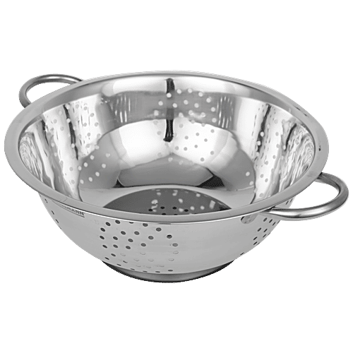 Buy Fackelmann Multipurpose Stainless Steel Deep Colander, 28 CM, Easy ...