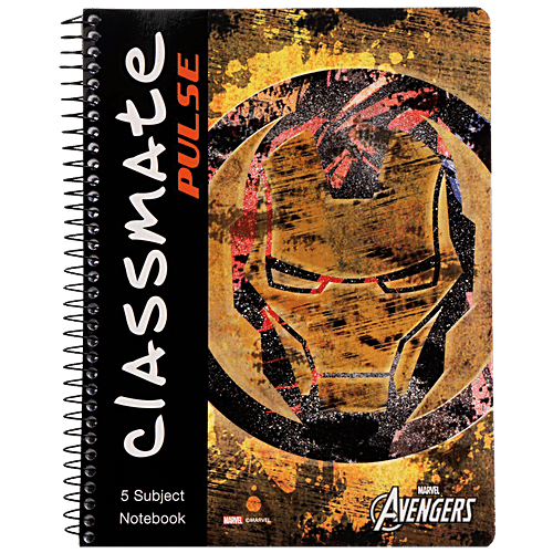 Buy Classmate Pulse Marvel Avengers Ruled Spiral Binding Notebook ...