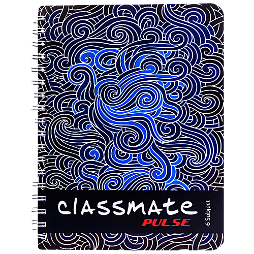 Buy Classmate Pulse Notebook - Unruled, Spiral Binding, 24 cm x 18 cm ...
