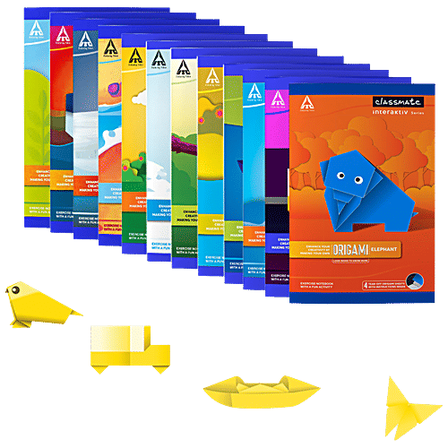 Buy Classmate Origami Notebook - Unruled, 272 mm x 167 mm, Long, 172 ...