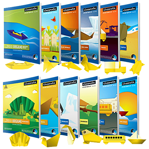 Buy Classmate Origami Notebooks - Unruled, 240 mm x 180 mm, 172 Pages ...