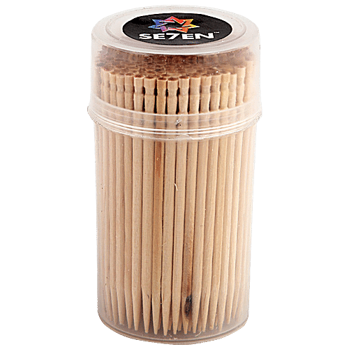 Buy Se7en Toothpick - Wooden, 100% Natural & Durable Online at Best ...