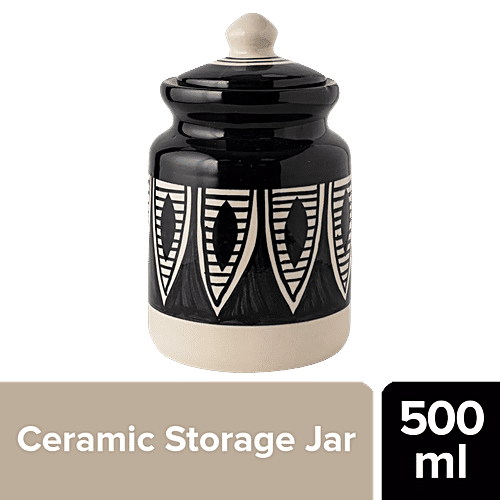 Buy bb home Earth Storage Jar - Ceramic, Handcrafted For Chutney ...