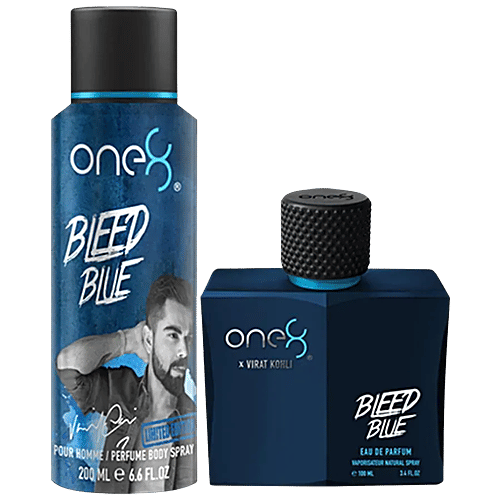 Buy One8 By Virat Kohli Eau De Parfum & Body Spray - Bleed Blue, Long ...
