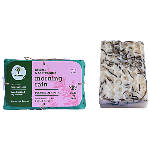 Buy Last Forest Artisanal Beeswax Soap - Morning Rain, Natural ...