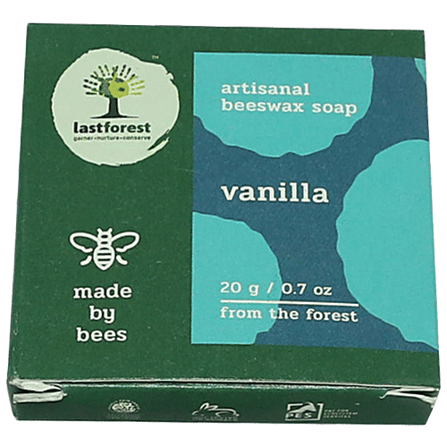 Buy Last Forest Artisanal Beeswax Soap - Handmade, Refreshing, Vanilla Online at Best Price of ...