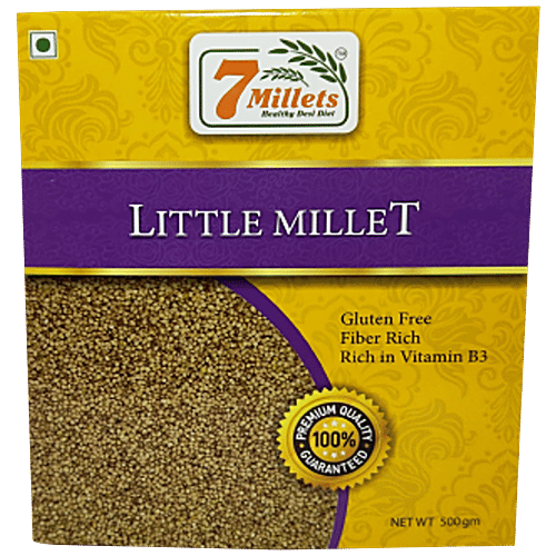 Buy 7Millets Little Millet - Premium Quality, Raw, Unpolished, Gluten ...