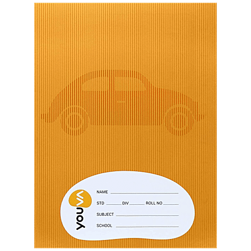 Buy Navneet Youva Notebook - Ruled, Double Line, Brown, 180 mm x 240 mm ...
