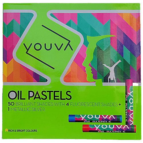 Buy Navneet Youva Premium Oil Pastel Colours - Pigmented & Smooth ...