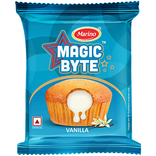 Buy Marino Magic Byte - Veg Vanilla Cake, Soft & Fresh, Teatime Snack Online at Best Price of Rs ...