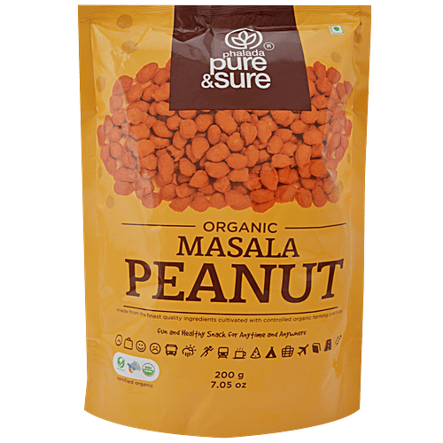 Buy Phalada Pure & Sure Organic Masala Peanut - Fun & Healthy Snack ...