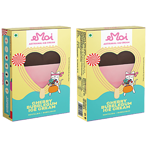 Buy eMoi Artisanal Ice Cream - Cherry Bubblegum, Frozen Dessert Online ...