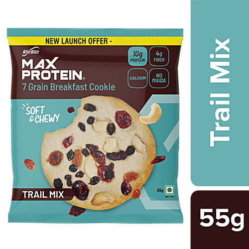 Buy RiteBite Max Protein Max Protein Cookies - Trail Mix, 7 Grain ...