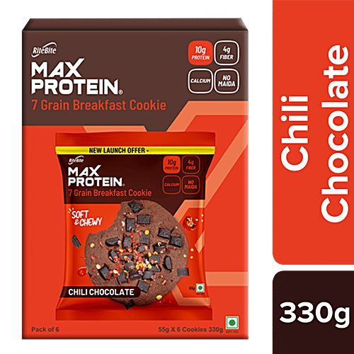 Buy RiteBite Max Protein Max Protein Cookies - Chili Brownie, Rich In ...