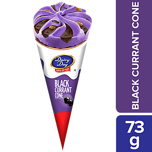Buy Dairy day Blackcurrant Cone Frozen Dessert Online at Best Price of ...