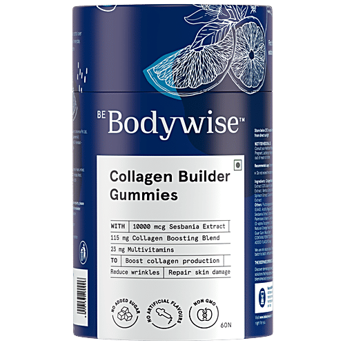 Buy Bodywise Collagen Builder Gummies - 10000 mcg Sesbania Extract, For ...