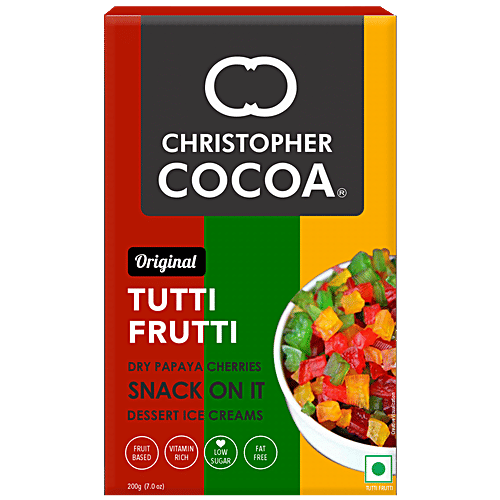 Buy Christopher Cocoa Dry Tutti Frutti Cherries Online at Best Price of ...