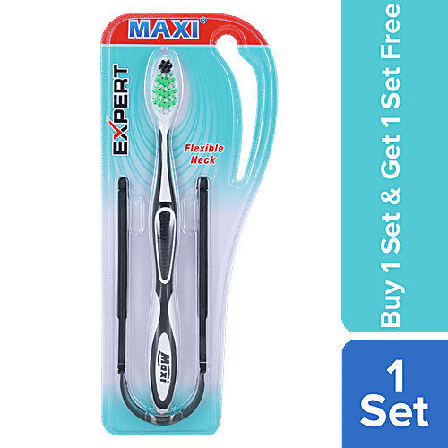 Buy MAXI Expert Toothbrush & Tongue Cleaner - Helps Maintain Oral ...