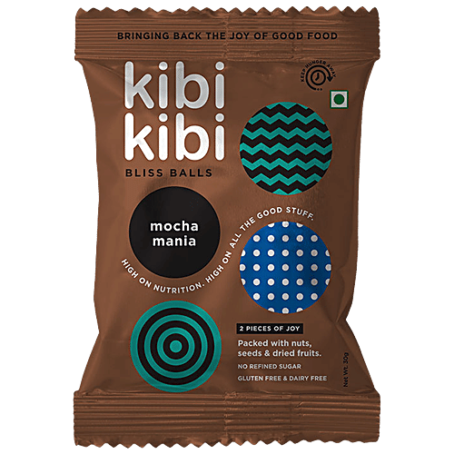 Buy Kibi Kibi Bliss Balls - Nuts, Seeds & Dry Fruits, No Added Sugar ...