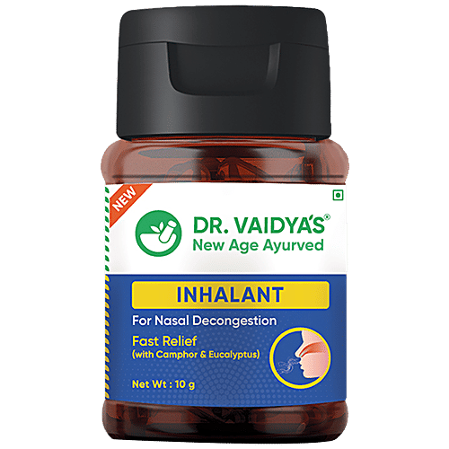 Buy Dr. Vaidyas Inhalant - Camphor & Eucalyptus, Provides Relief From ...
