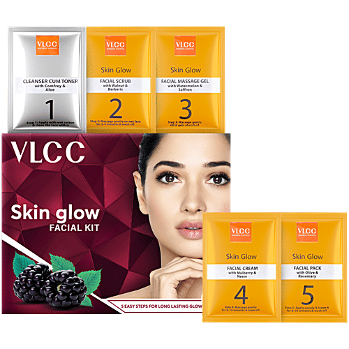 Buy VLCC Skin Glow Facial Kit For Brighten complexion Online at Best ...