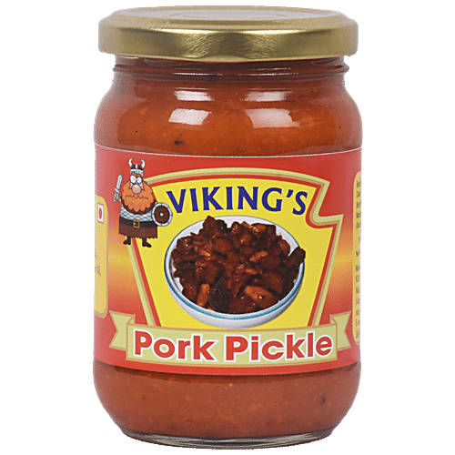 Buy Viking's Pork Meat Pickle - Chunks & Fat Portions, Non Vegetarian ...