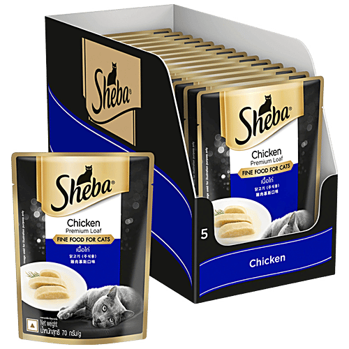 Buy Sheba Chicken Premium Loaf Adult Wet Cat Food - 12+ Months Online ...