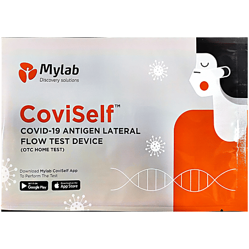 Buy Mylab CoviSelf Kit - COVID 19 Rapid Antigen Test, Single-Use, For ...