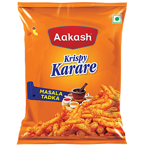 Buy Aakash Krispy Karare - Masala Tadka, Crunchy, Ready To Eat Snack, From Indore Online at Best ...