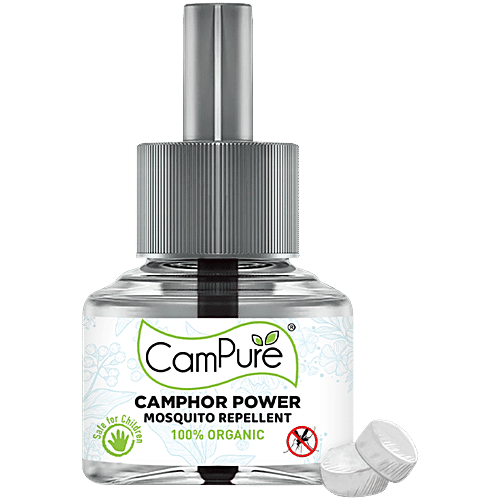 Buy Campure Mosquito Repellent Refill - Camphor Power, Organic, Safe ...