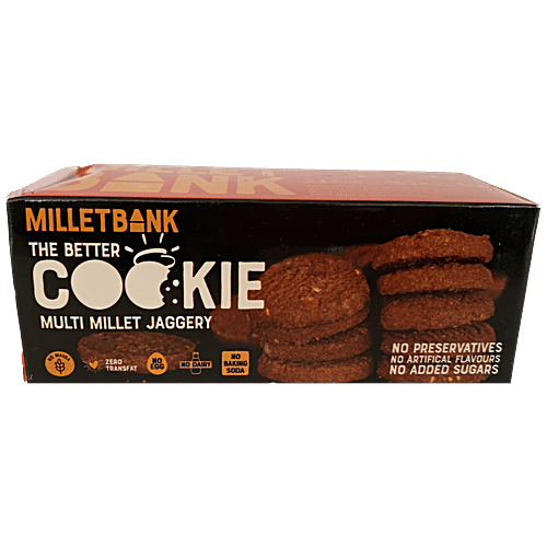 Buy Millet Bank Multi Millet Cookie With Jaggery - Crunchy, Healthy ...